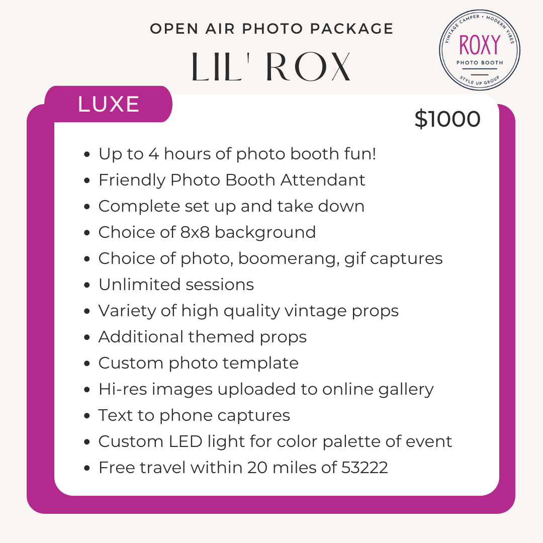 Lil’ Rox – Style Up Group | Milwaukee's Favorite Event Company ...